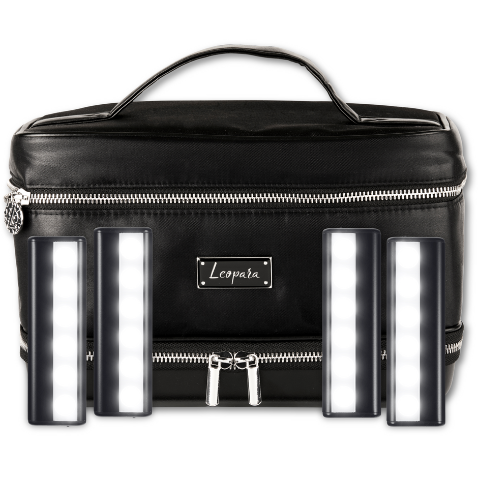 Leopara Portable Makeup Lights - Bright, Cordless, Mirror-Mountable!